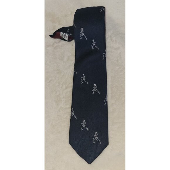 A. Mullin Co. | Accessories | Mens Tie Blue Marathon Running Man Track ...